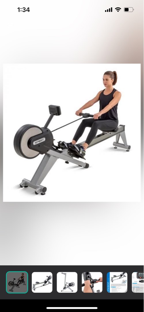 Spirit CRW800 rowing machine, Sports Equipment, Exercise & Fitness ...