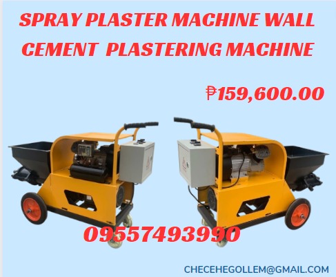 SPRAY PLASTER MACHINE WALL CEMENT PLASTERING MACHINE, Commercial ...