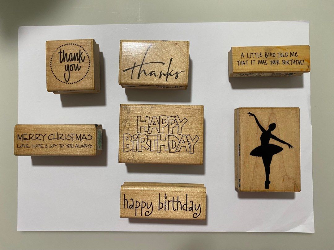 Stamp chops, Hobbies & Toys, Stationery & Craft, Craft Supplies & Tools ...