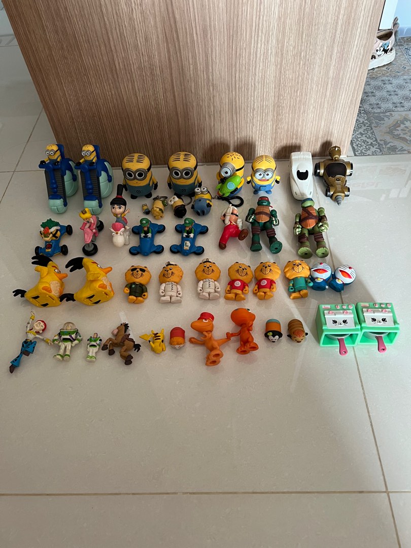 Super Mario, Minions, Ninja turtle, Singa, Toy story, Doraemon ...