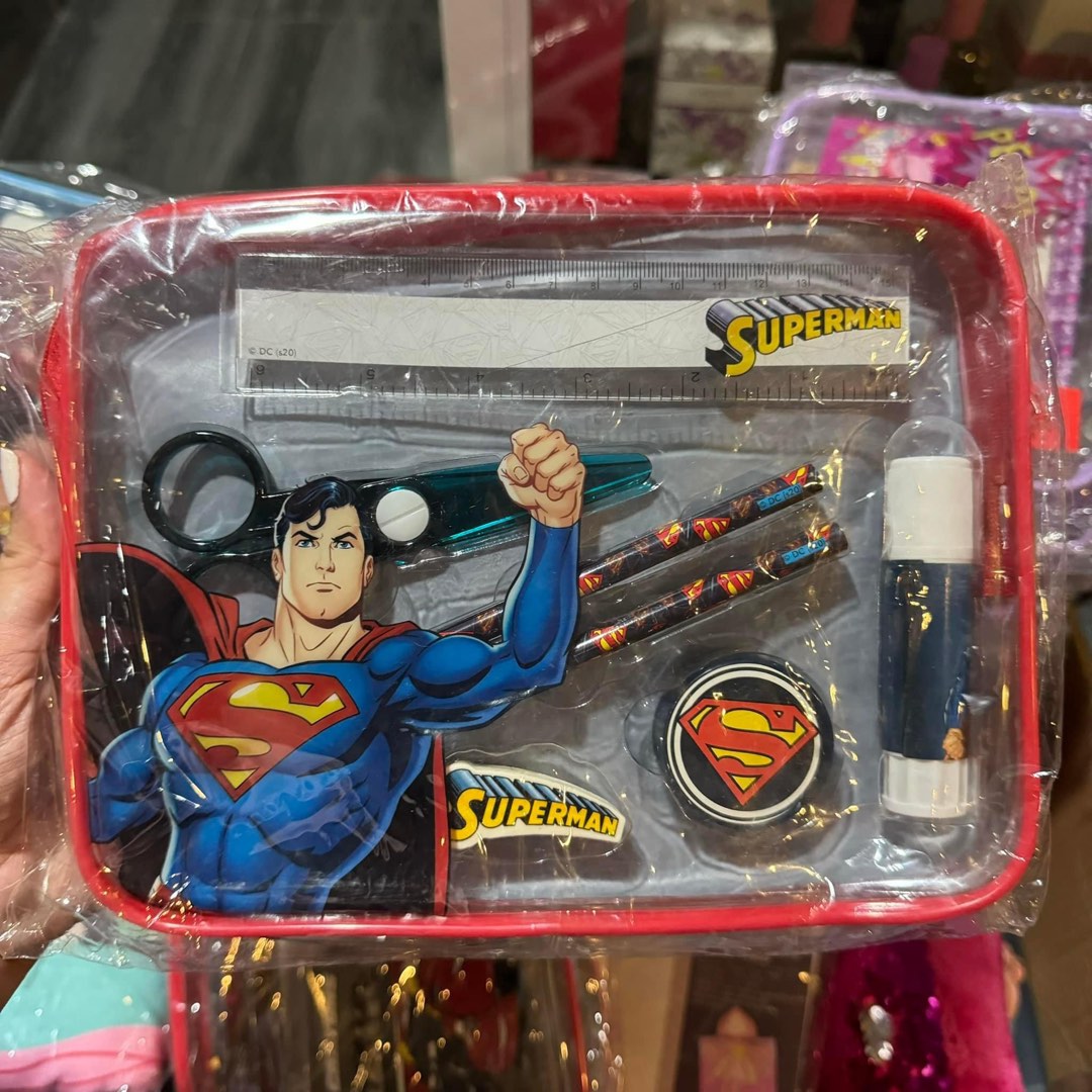 Superman School Kit, Hobbies & Toys, Stationary & Craft, Stationery ...