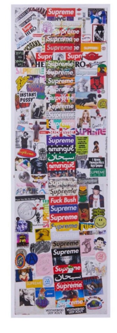 Supreme door poster, Hobbies & Toys, Memorabilia & Collectibles, Fan ...