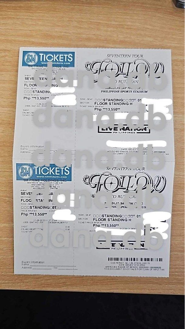 SVT Tour Follow to Bulacan, Tickets & Vouchers, Event Tickets on Carousell