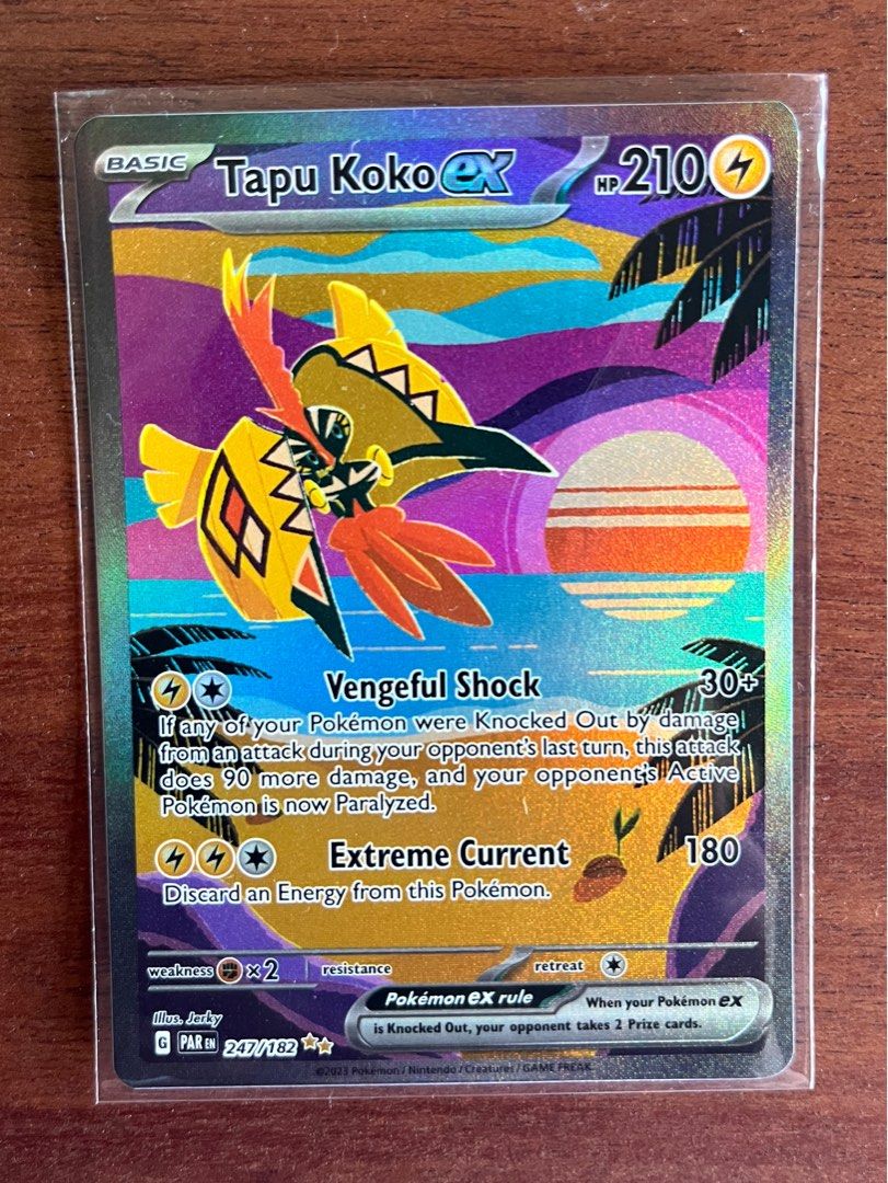 Tapu Koko EX SAR, Hobbies & Toys, Toys & Games on Carousell