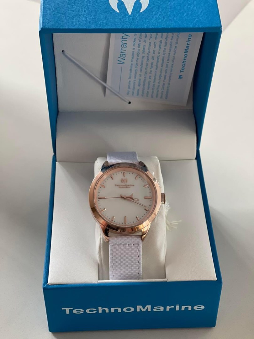 Techno Marine Watch, Women's Fashion, Watches & Accessories, Watches on ...