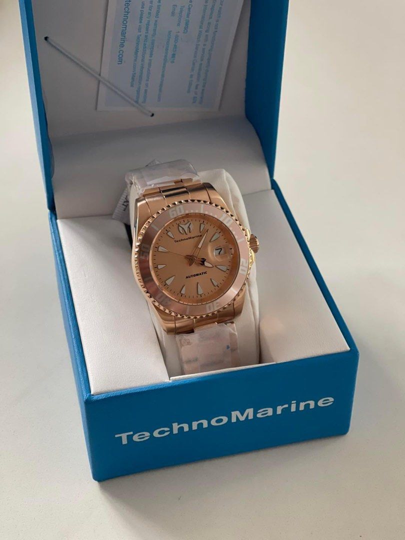 Techno Marine Watch, Women's Fashion, Watches & Accessories, Watches on ...