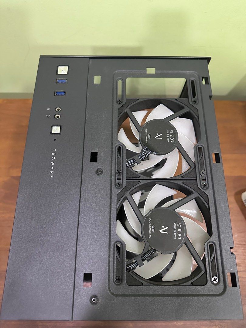 Tecware VXM case and 6x RGB fans, Computers & Tech, Desktops on Carousell