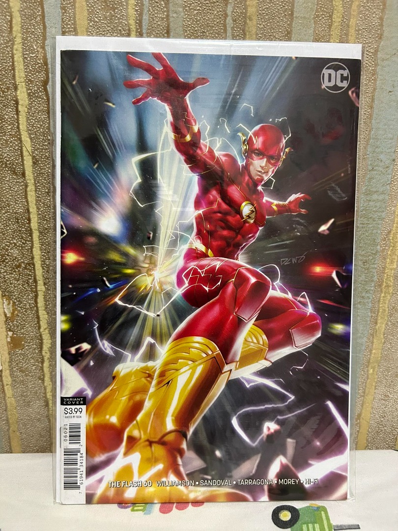 The Flash #60 Derrick Chew variant, Hobbies & Toys, Books & Magazines, Comics & Manga on Carousell