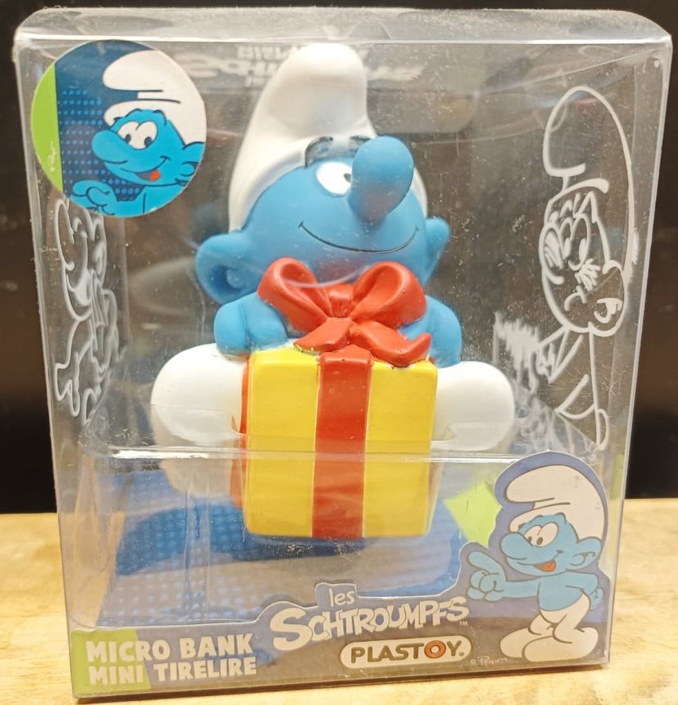 THE SMURFS: Moneybox: Smurf Gift, Hobbies & Toys, Toys & Games on Carousell