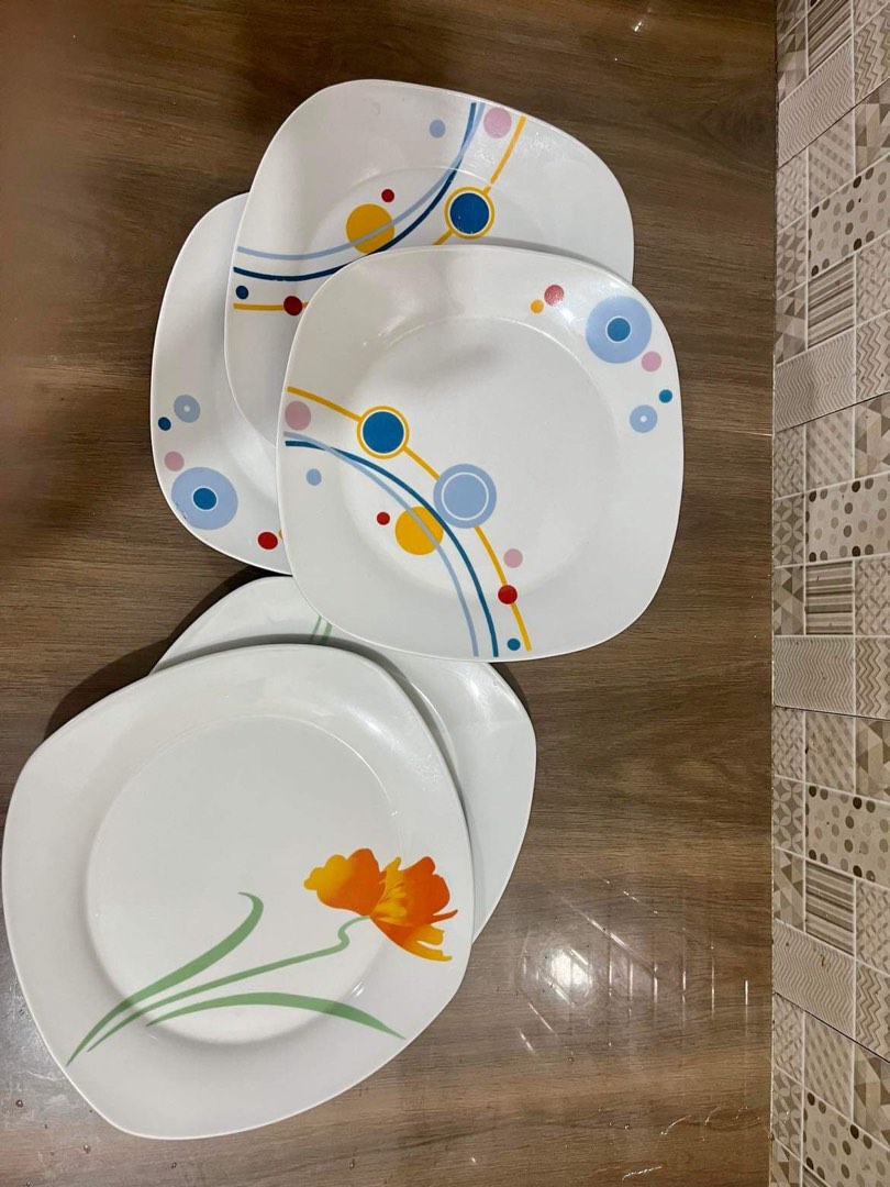 Thick used plates, Furniture & Home Living, Kitchenware & Tableware ...