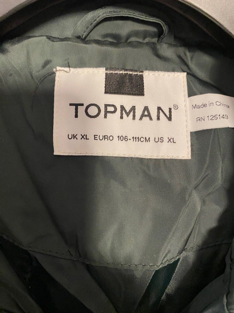 TOPMAN winter puffer jacket, Men's Fashion, Coats, Jackets and ...