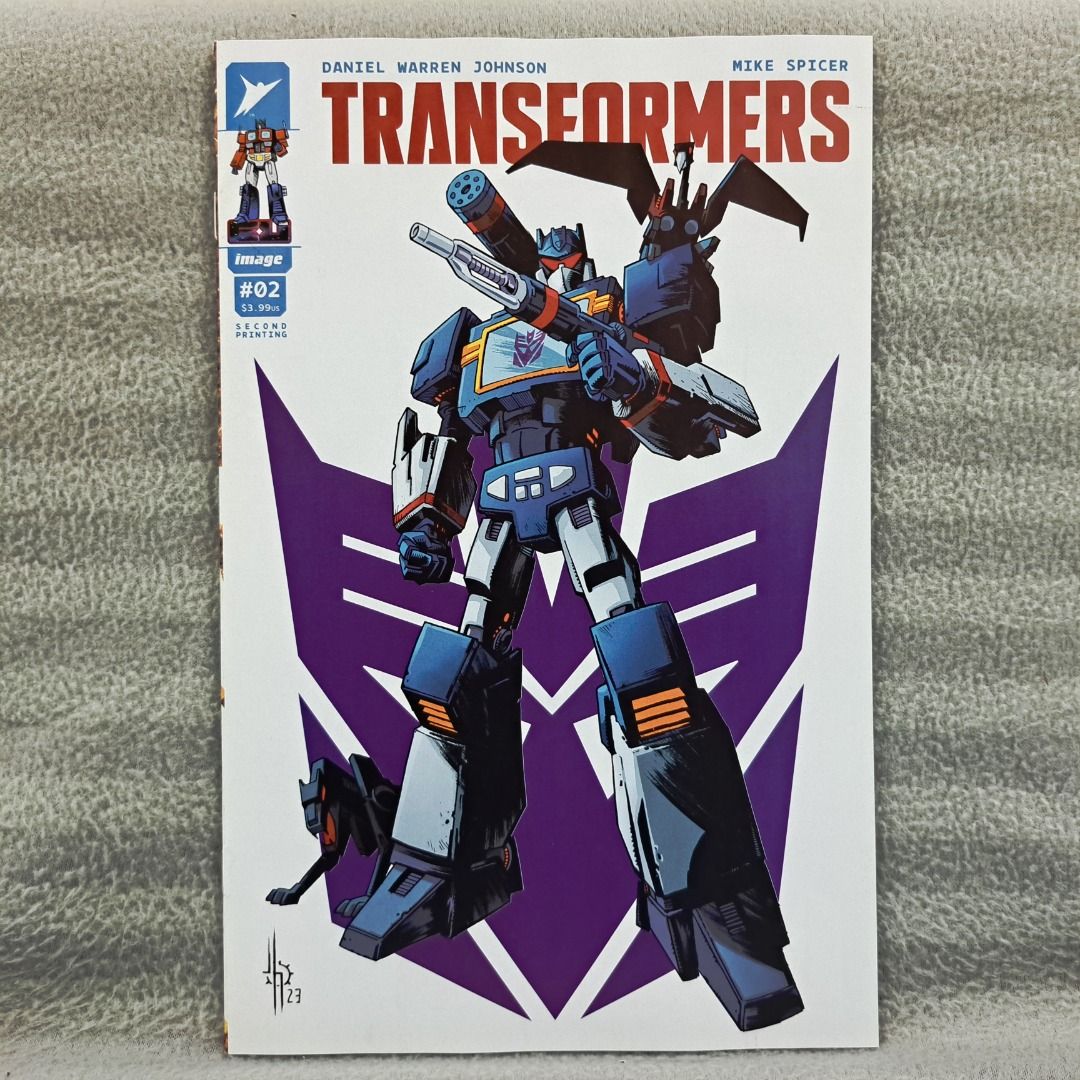 Transformers #2 2nd Print Jason Howard Decepticon Variant (Image/Skybound Comics) Daniel Warren ...