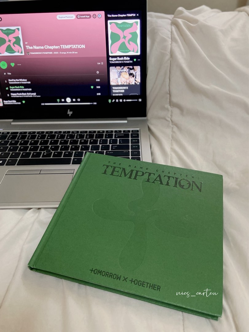 TXT Official Temptation Album | full inclusions , Hobbies & Toys ...
