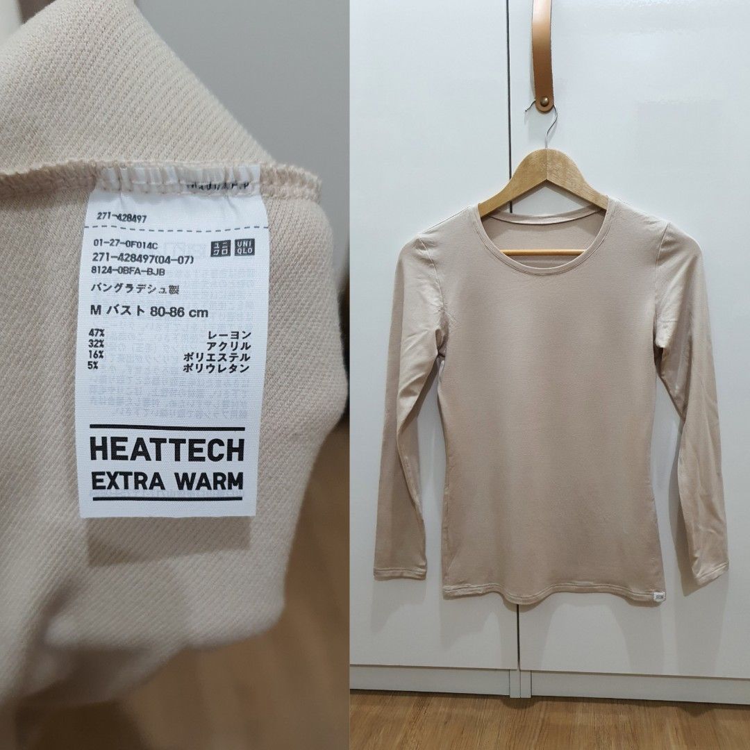 Uniqlo heattech extra warm 00669, Women's Fashion, Tops, Longsleeves on ...