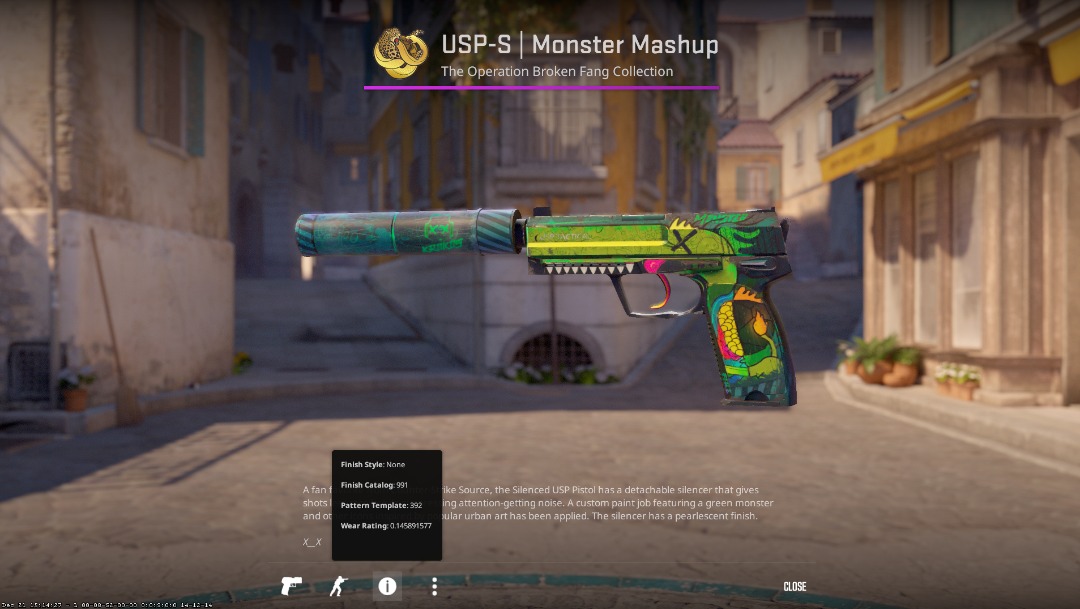 USP-S Monster Mashup MW, Video Gaming, Gaming Accessories, In-Game ...