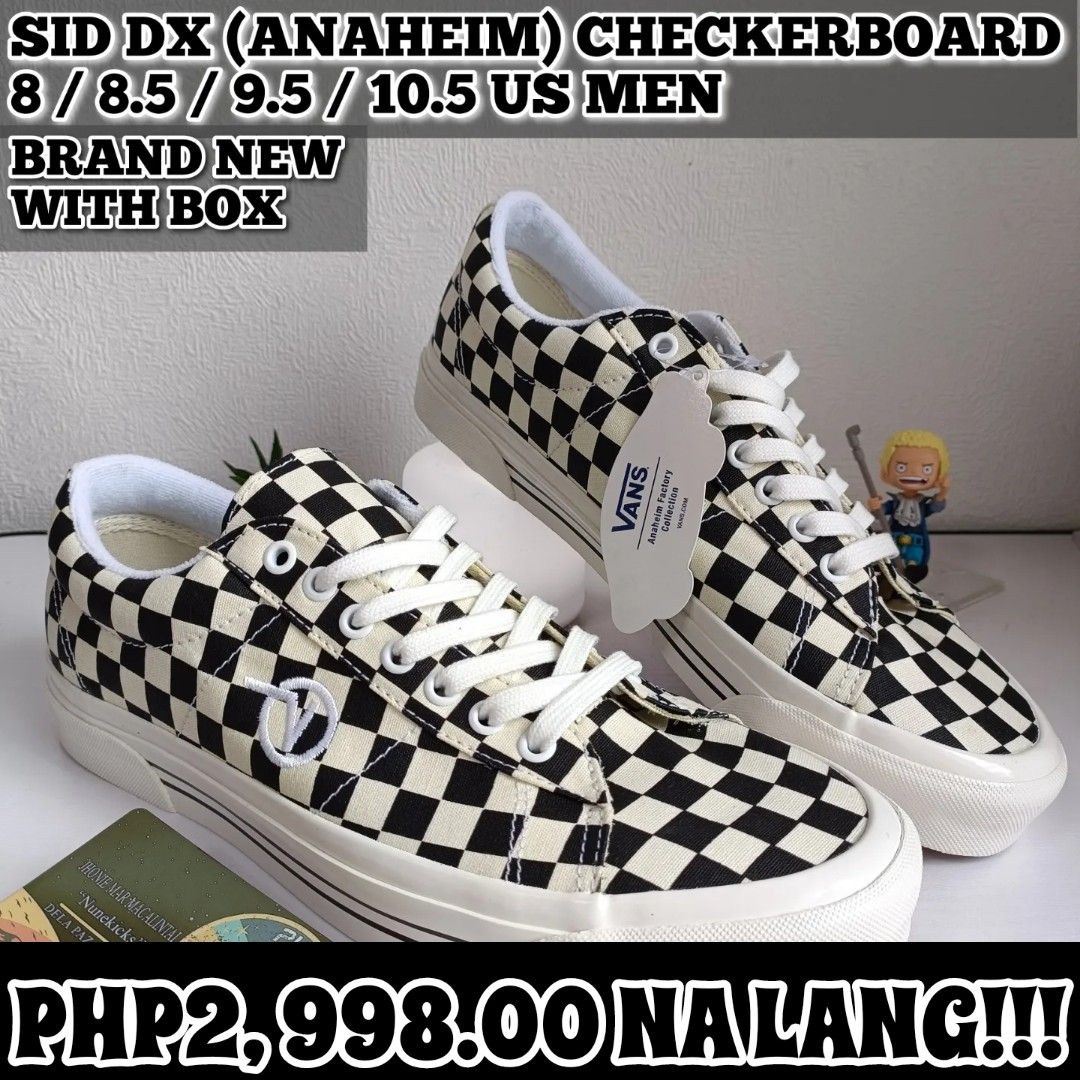 VANS SID DX ANAHEIM CHECKERBOARD, Men's Fashion, Footwear, Sneakers on ...