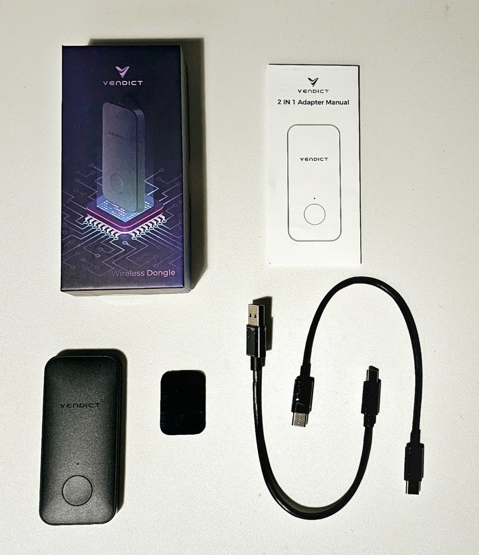 Vendict wireless dongle (Android Auto or Carplay), Car Accessories ...