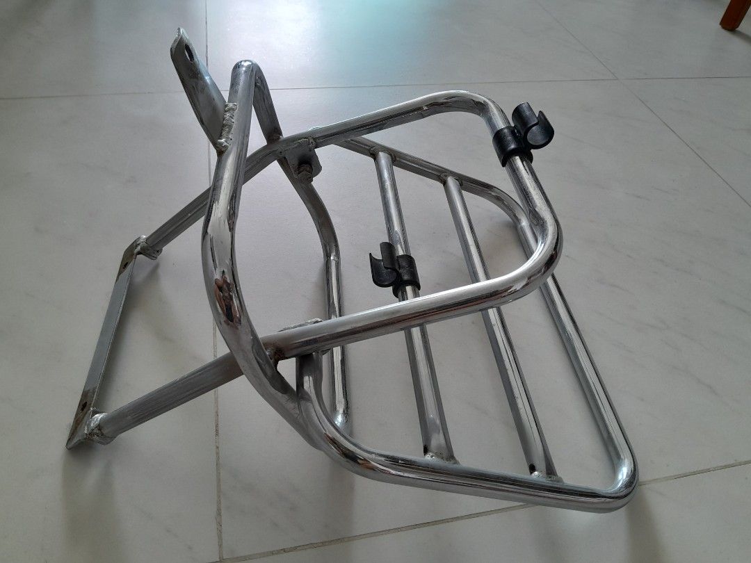Vespa PX rear rack, Motorcycles, Motorcycle Accessories on Carousell
