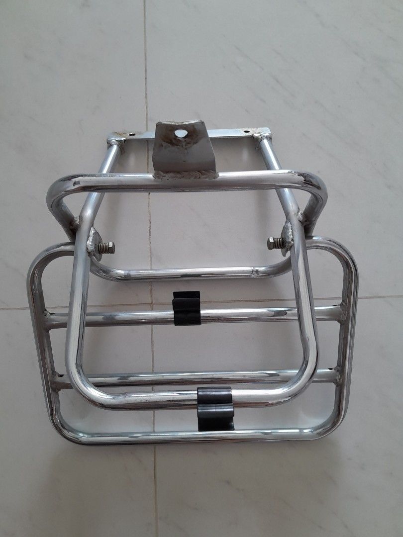 Vespa PX rear rack, Motorcycles, Motorcycle Accessories on Carousell