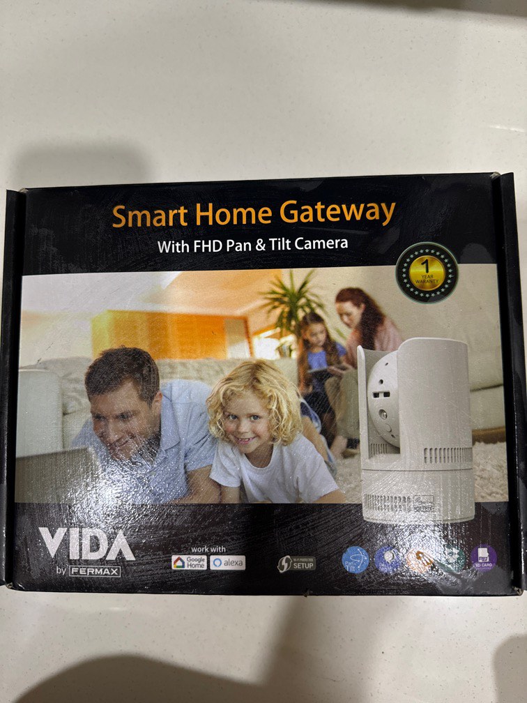 VIDA Smart Home Pan & Tilt Camera, Furniture & Home Living, Security ...