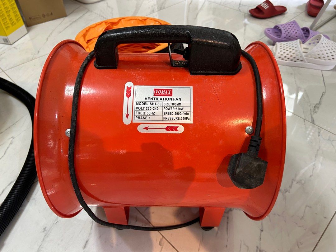 Vomax portable ventilation fans, Furniture & Home Living, Home ...
