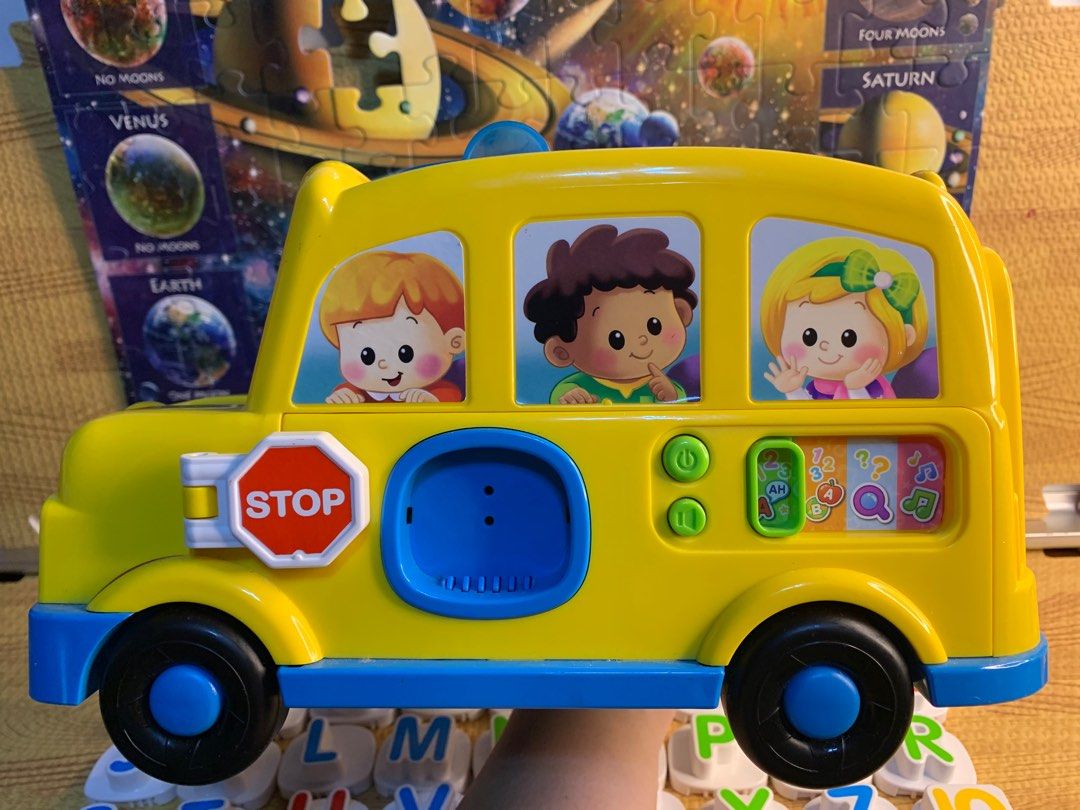 Vtech count and learn alphabet bus, Hobbies & Toys, Toys & Games on ...