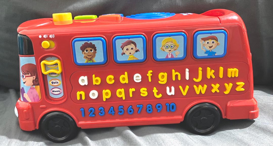 Vtech playtime bus with phonics, Hobbies & Toys, Toys & Games on Carousell