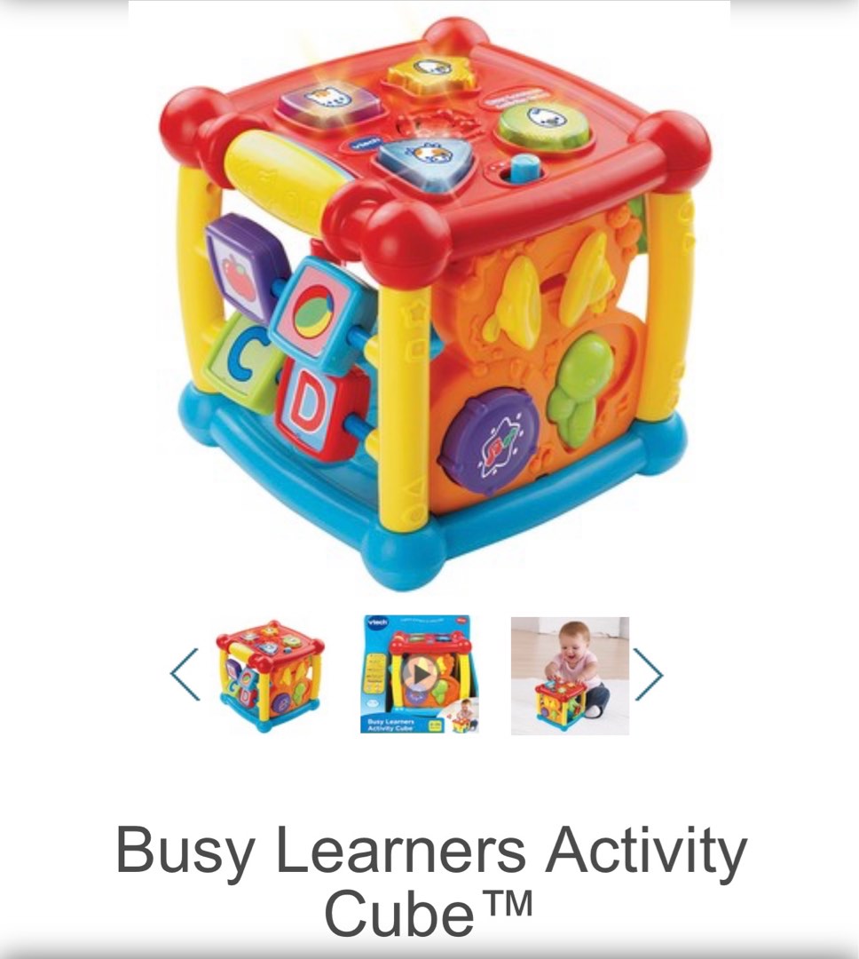 Vtech Turn And Learn Cube, Babies & Kids, Infant Playtime on Carousell