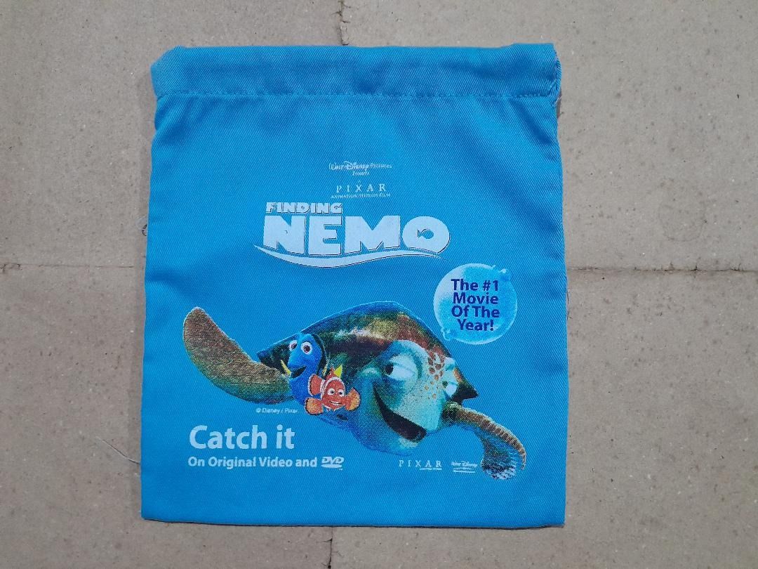 WALT DISNEY VIDEO Philippines Exclusive FINDING NEMO Cloth Pouch ...