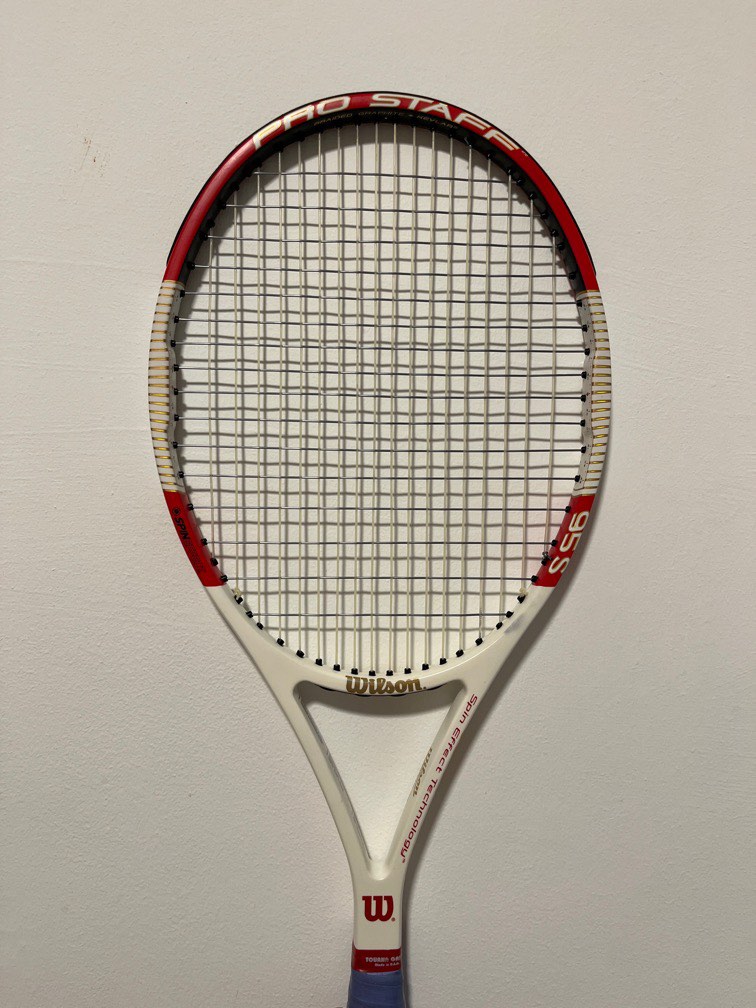 Wilson Pro Stock Pro Staff 6.0 95 Tennis Racket, Sports Equipment ...