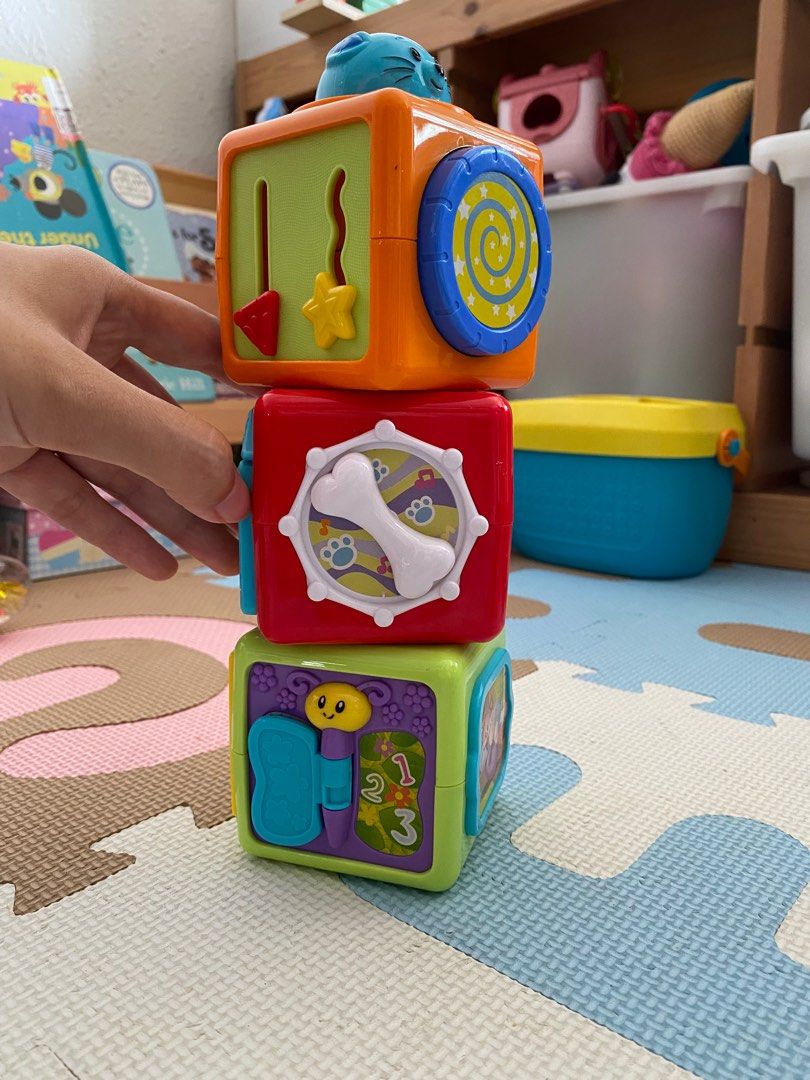 WINFUN Stack and Play Activity Block, Babies & Kids, Infant Playtime on Carousell
