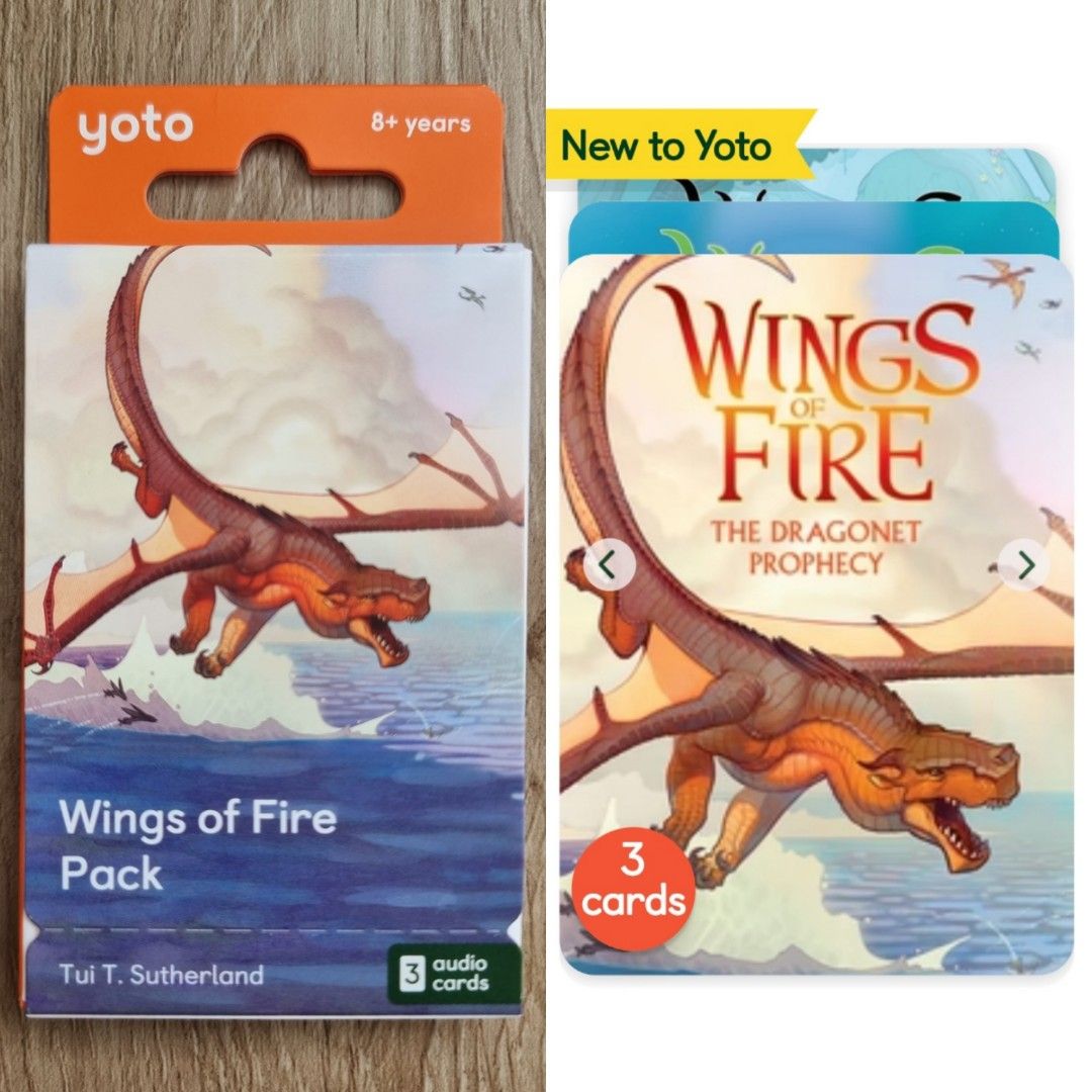 Wings of Fire Yoto card pack / Dragons, Hobbies & Toys, Toys & Games on ...