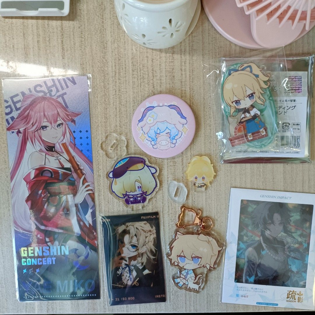 WTS genshin impact merchandise official and unofficial sweets paradise ...