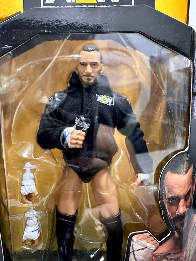 WWE/AEW Walmart Exclusive CM Punk, Hobbies & Toys, Toys & Games on Carousell