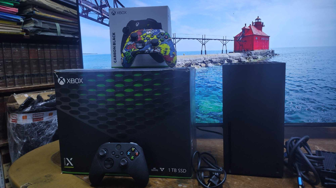 Xbox Series X 1TB 2 controller w/ nba 2k24,gta v,2k17 cds /w Box, Video ...