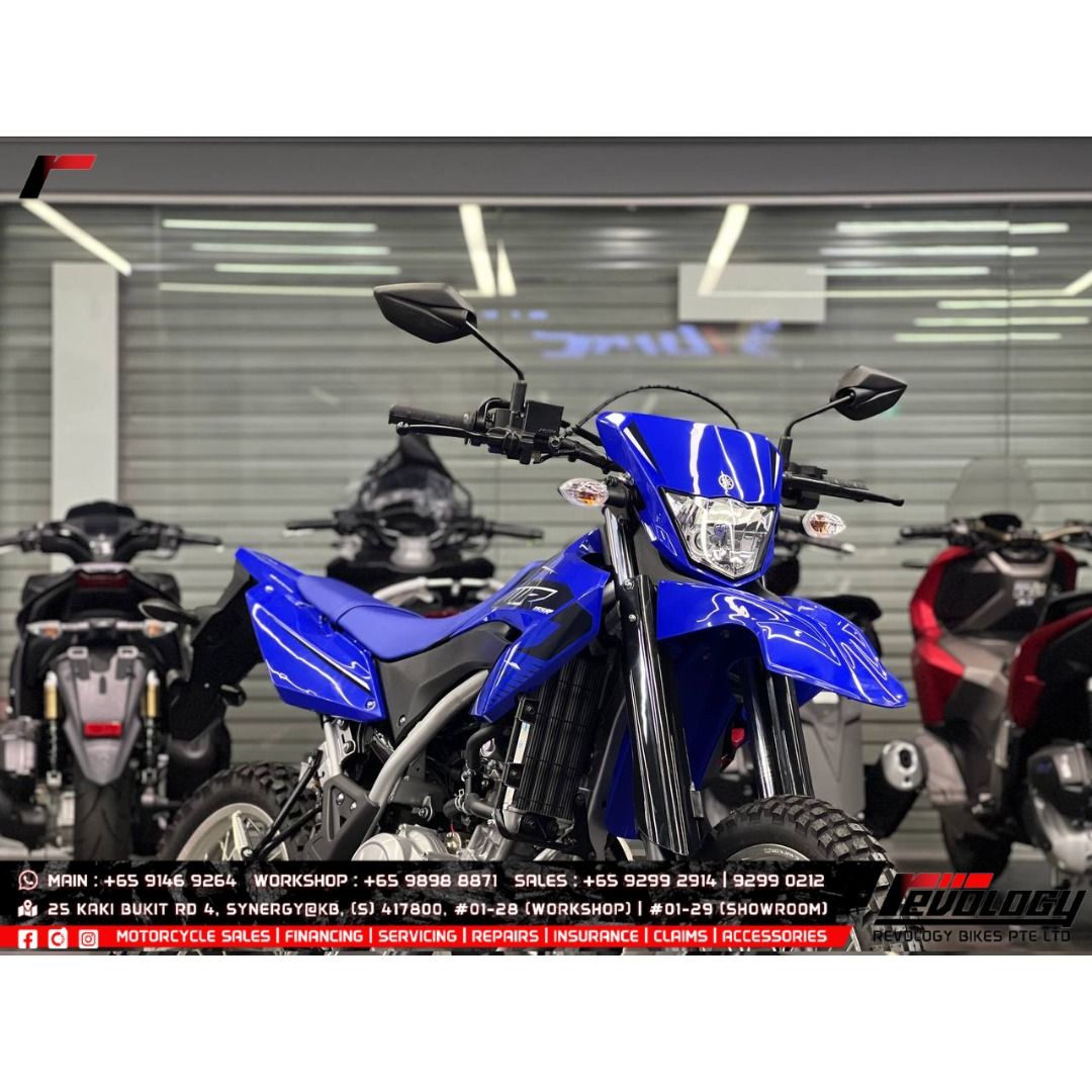 YAMAHA WR155R BLACK WR155 BLUE WR 155, Motorcycles, Motorcycles for ...