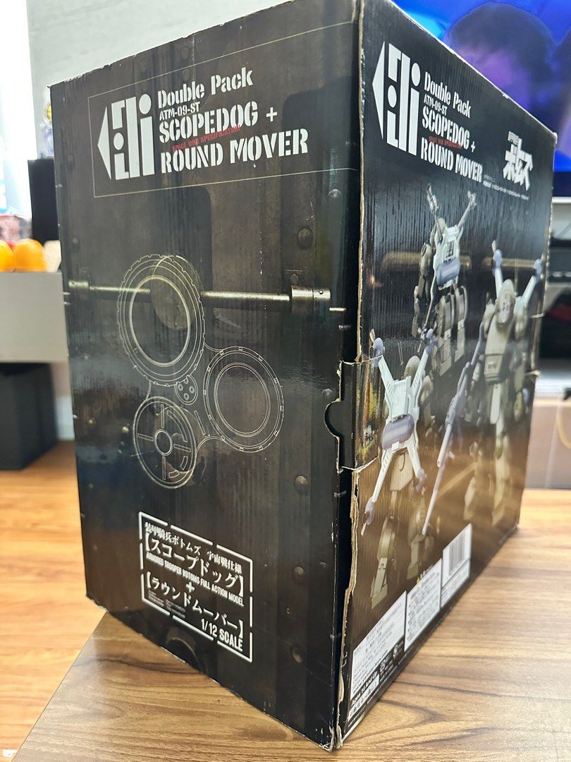 Yamato 1/12 Votoms Scopedog + Round Mover Double Pack ATM-09-ST Sticker ...