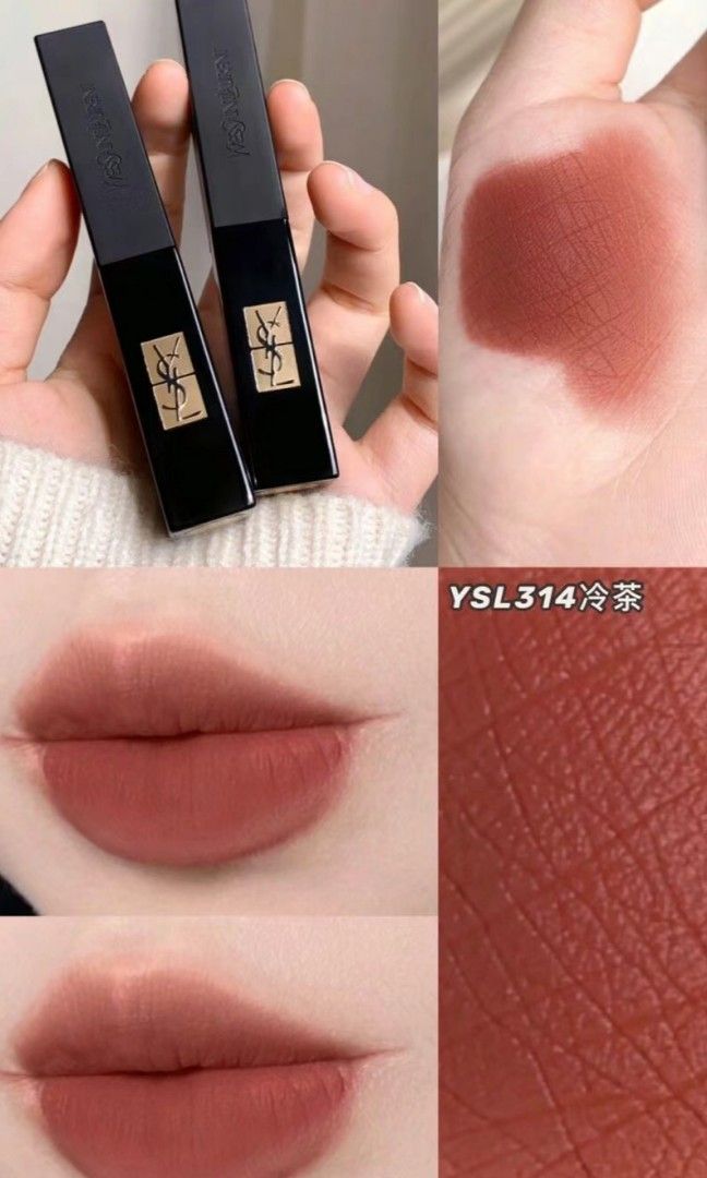 YSL lipstick #314 Rouge Pur Couture, Beauty & Personal Care, Face, Makeup on Carousell