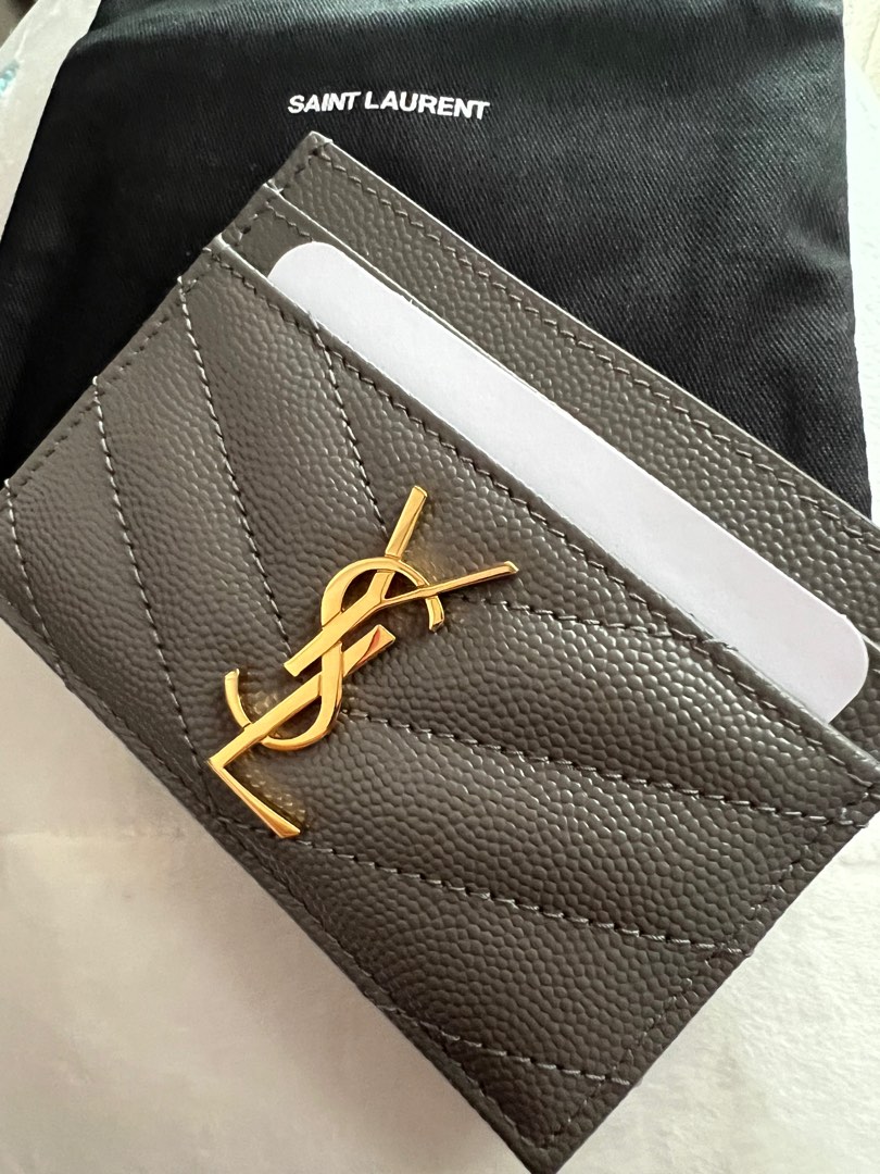 YSL Cardholder, Luxury, Bags & Wallets on Carousell