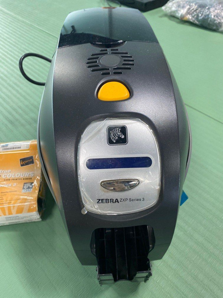 Zebra ZXP series 3 card printer (free ribbon), Computers & Tech ...