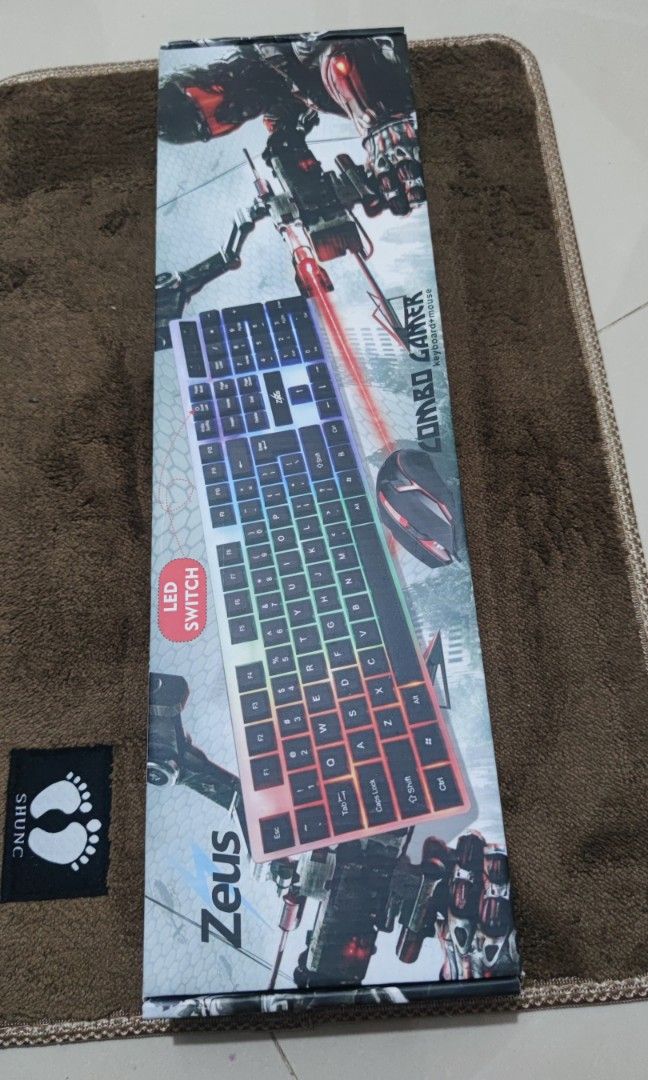 Zeus K001 Gaming Keyboard And Mouse Bundle, Computers & Tech, Parts ...