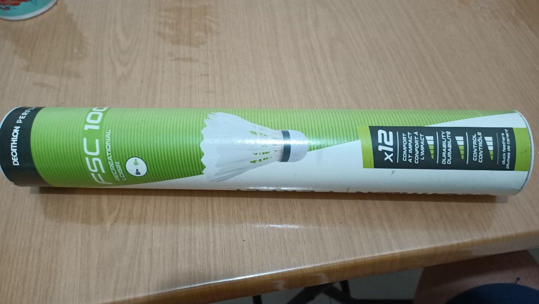11pcs feather shuttlecock decathlon perfly 100, Sports Equipment ...