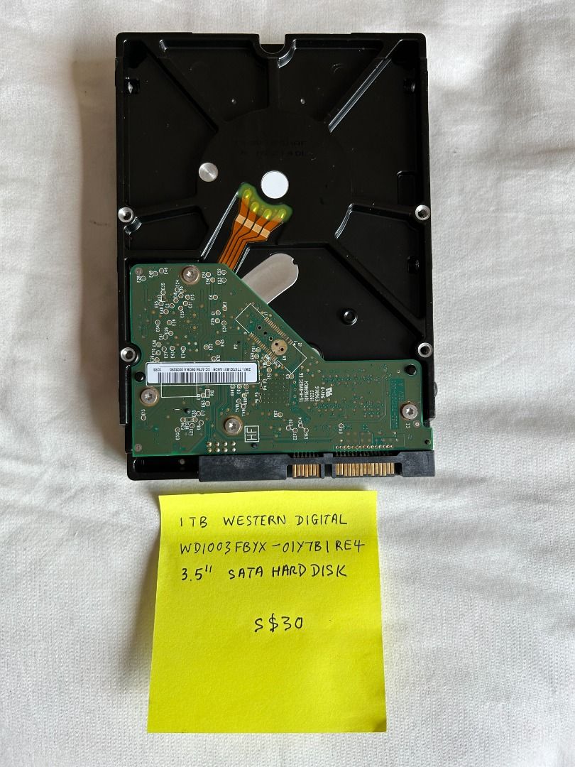 1 TB Western Digital 3.5" SATA Hard Disk, Computers & Tech, Parts ...