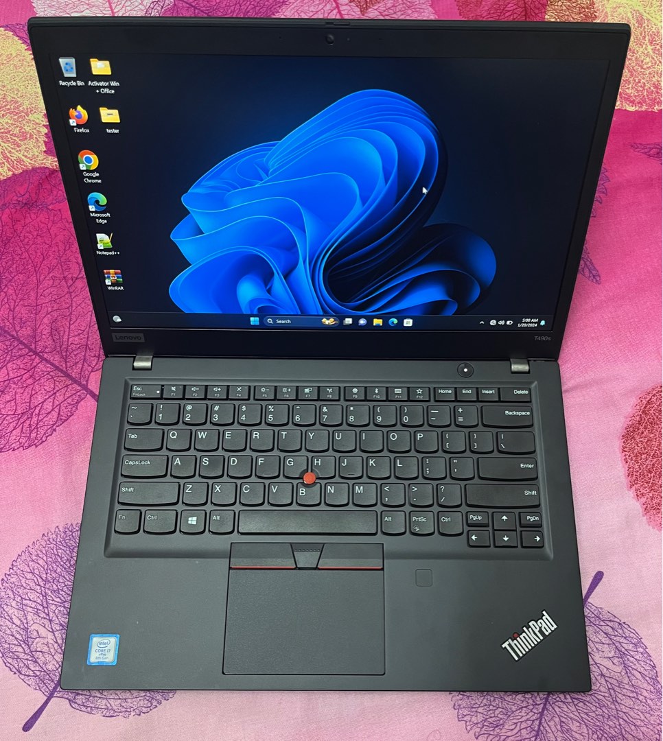 32GB RAM ThinkPad T490s Lenovo Laptop || Intel Core i7-8th Generation ...