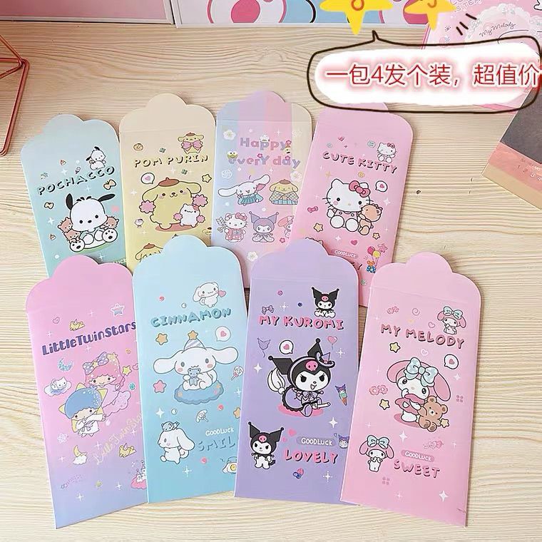 32pcs Sanrio CNY packet, Hobbies & Toys, Stationery & Craft, Occasions ...
