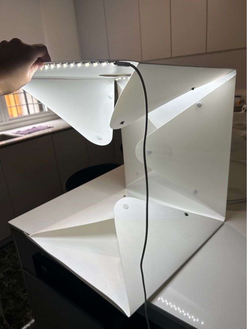 40CM Photo Studio With Dual/ Double Premium LED Portable LightBox Mini ...