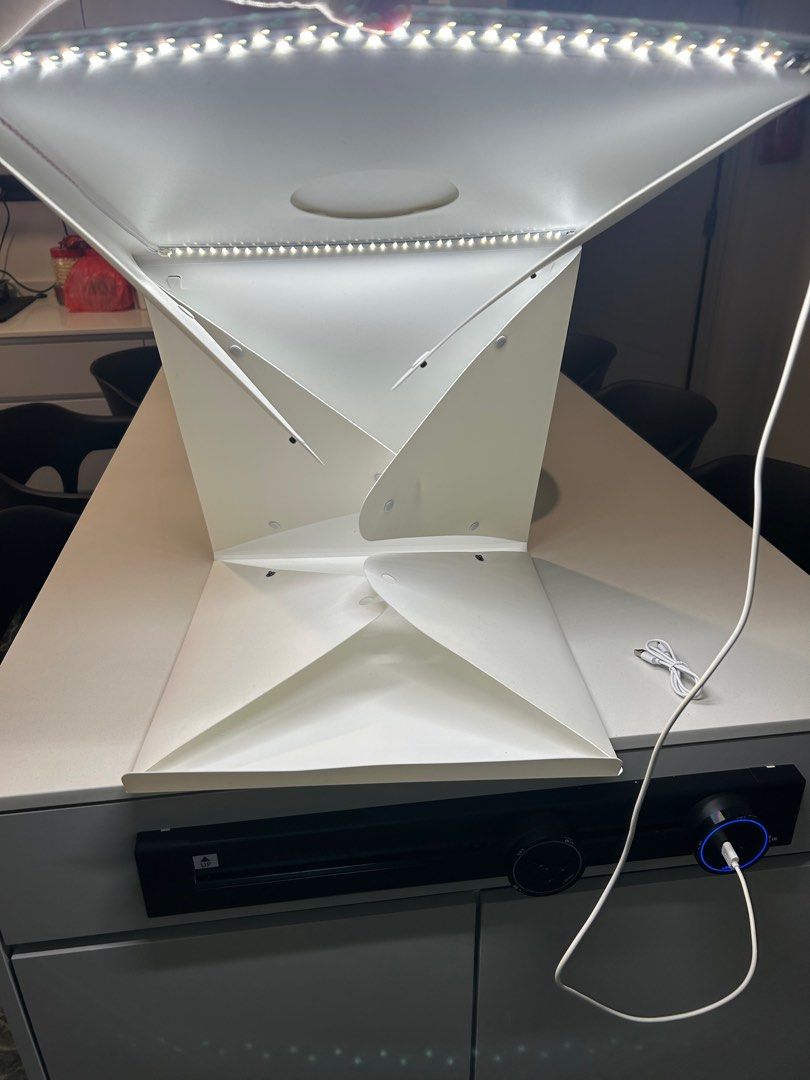 40CM Photo Studio With Dual/ Double Premium LED Portable LightBox Mini ...