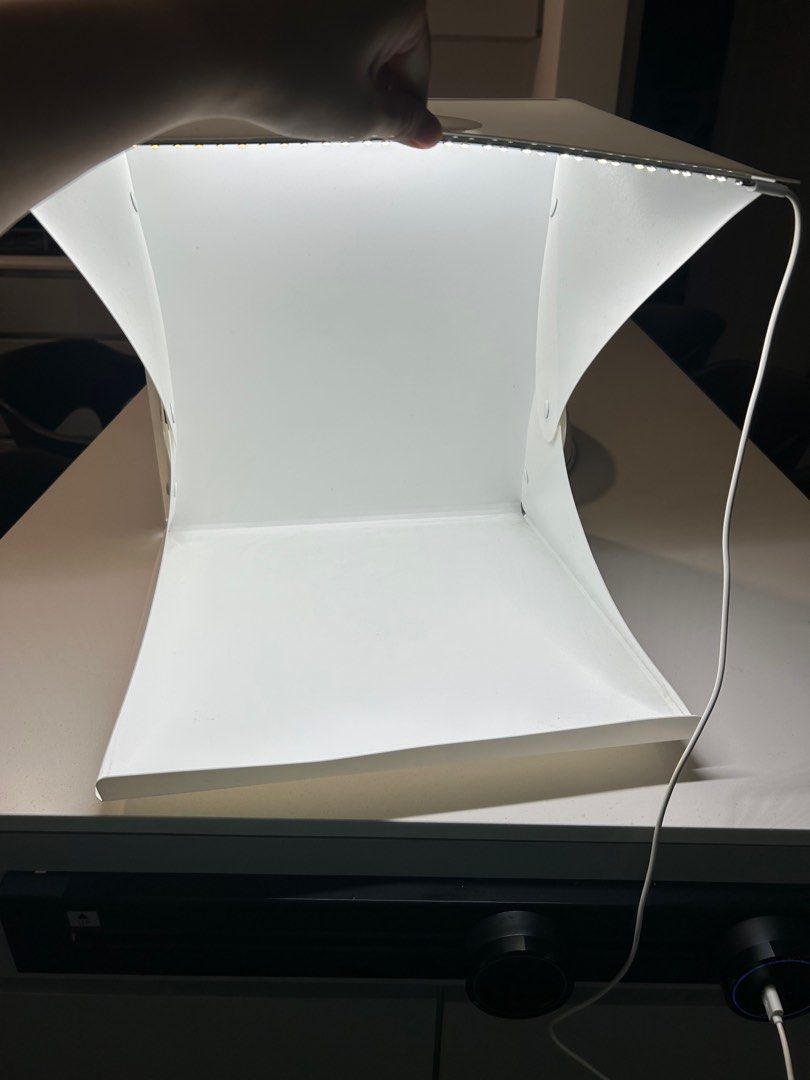 40CM Photo Studio With Dual/ Double Premium LED Portable LightBox Mini ...