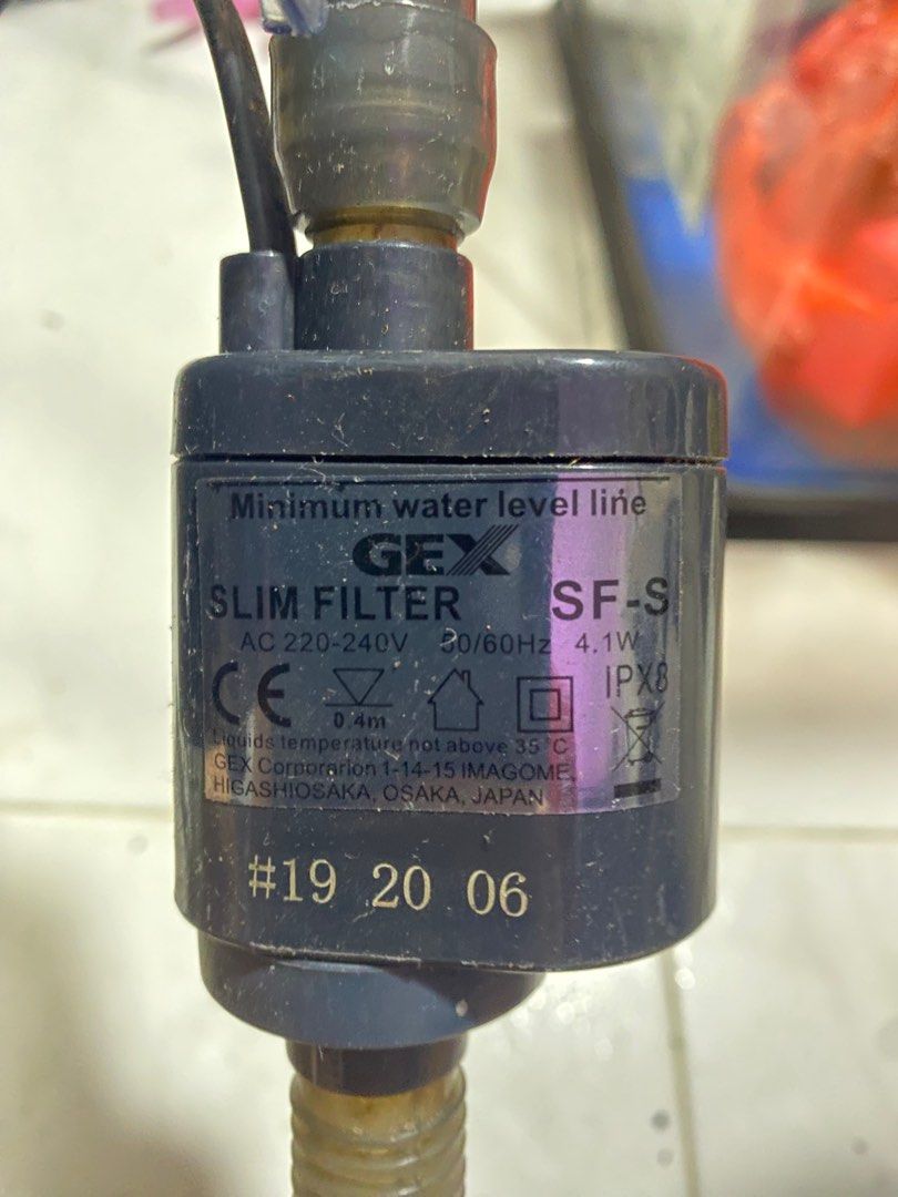 60Cm Overhead filter and HOB GEX filter, Pet Supplies, Homes & Other Pet Accessories on Carousell