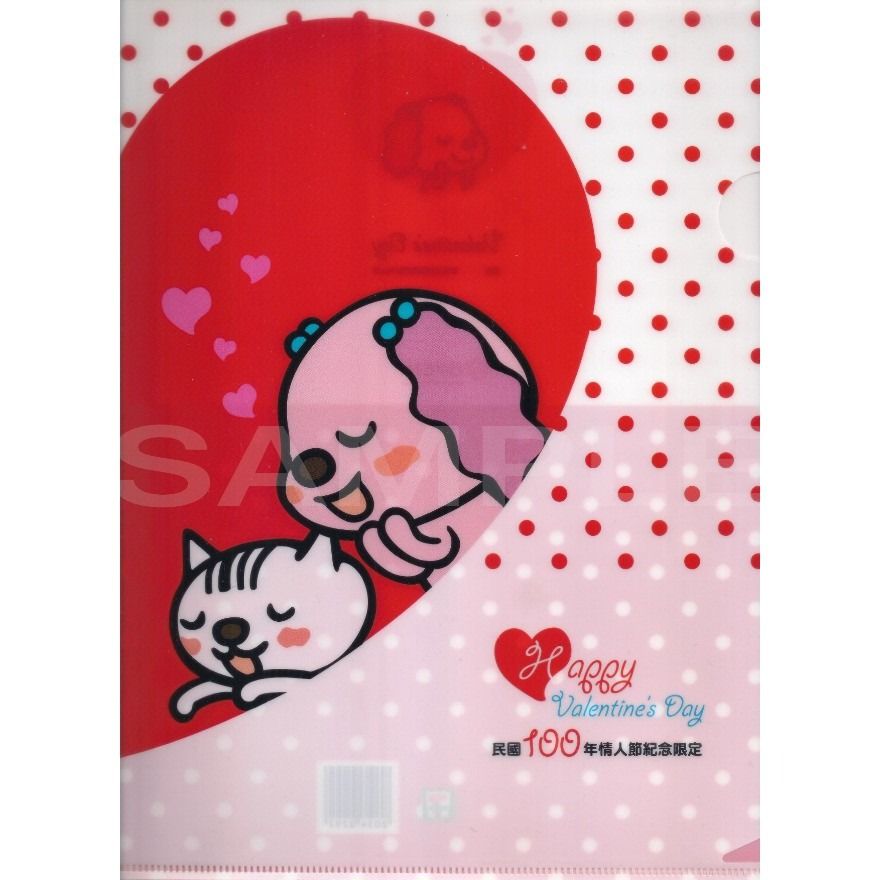 [7-11]OPEN小將 100年限定 百年七夕情人節 情人節 A4 文件夾 資料夾 L夾 超商 限量, 書籍、休閒與玩具, 文具、藝術、手工藝, 文具、上學用品在旋轉拍賣